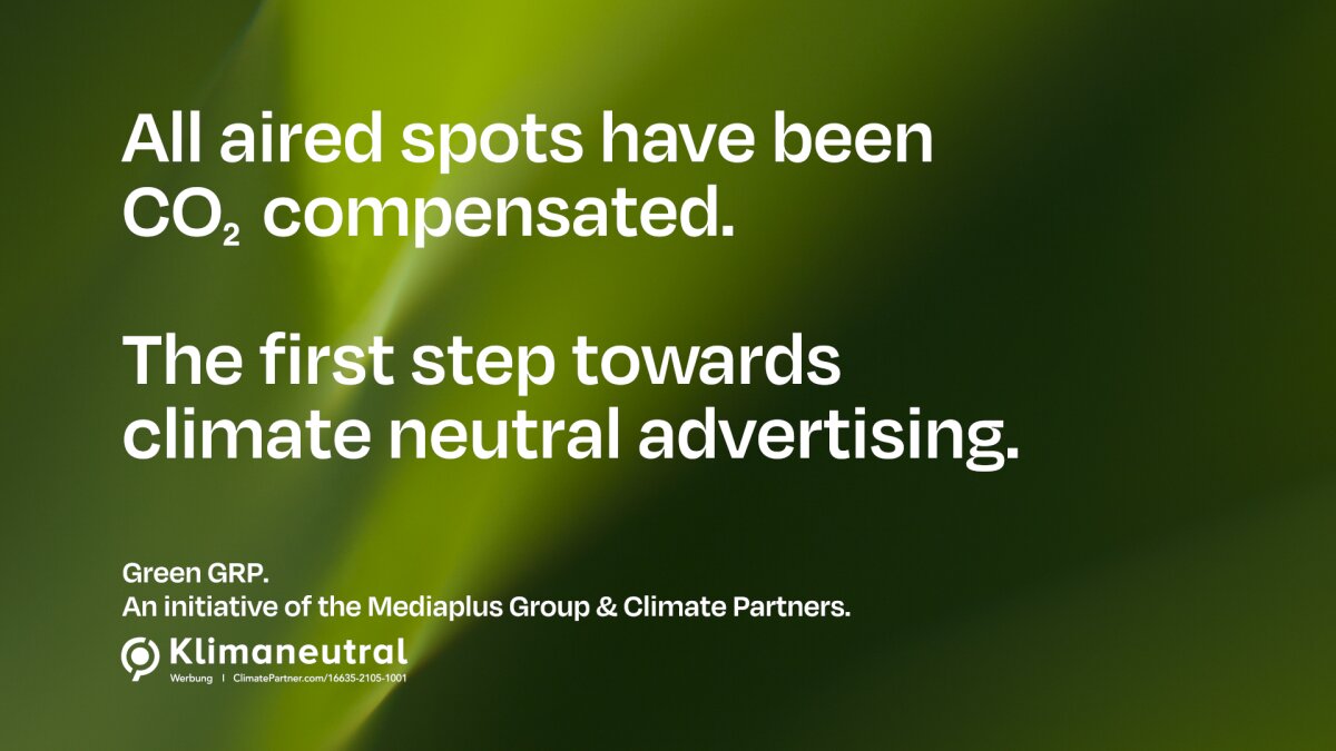 “World’s First Carbon Neutral Ad Breaks”: Mediaplus promotes climate ...